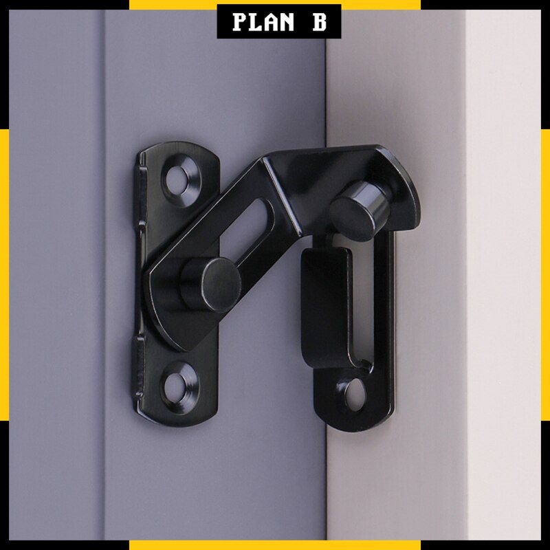 90 Degree Hasp Latches Stainless Steel Sliding Barn Door Locks Push ...