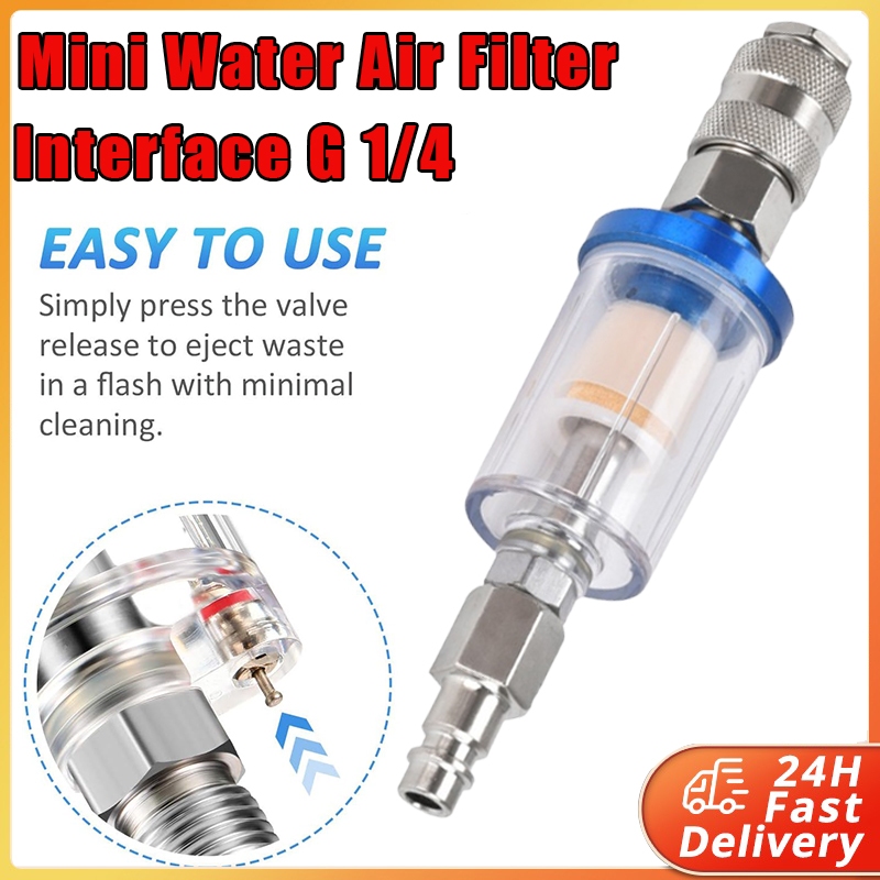 in-Line Air Filter, Oil and Water Separator Drain Valve, Water Trap ...