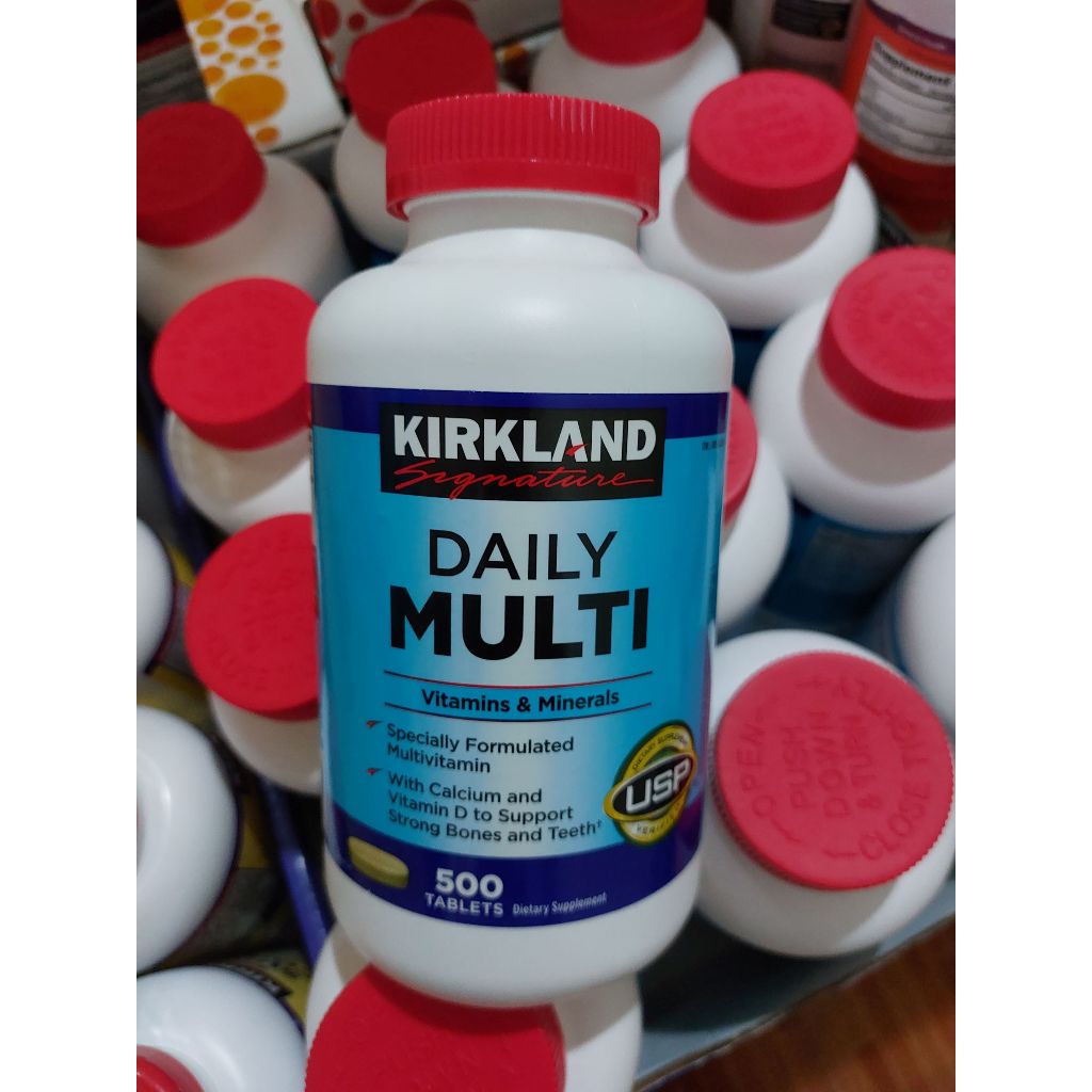 Kirkland Signature Daily Multi, 500 Tablets, EXP AUGUST 2026 Pinoy ...