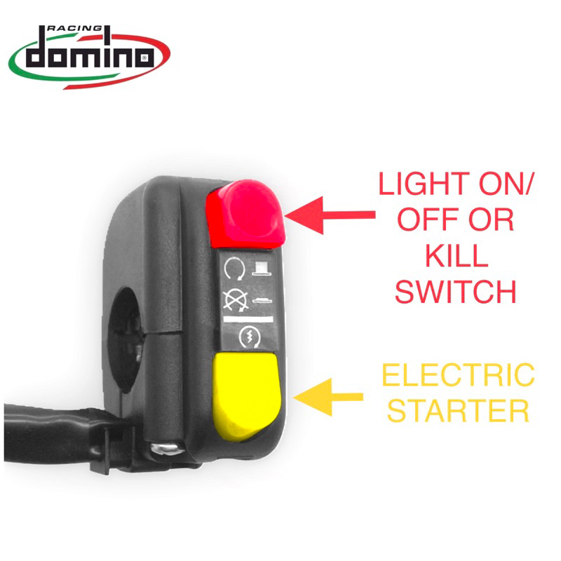 Universal Motorcycle Right Slim Switch (Domino) | Shopee Philippines