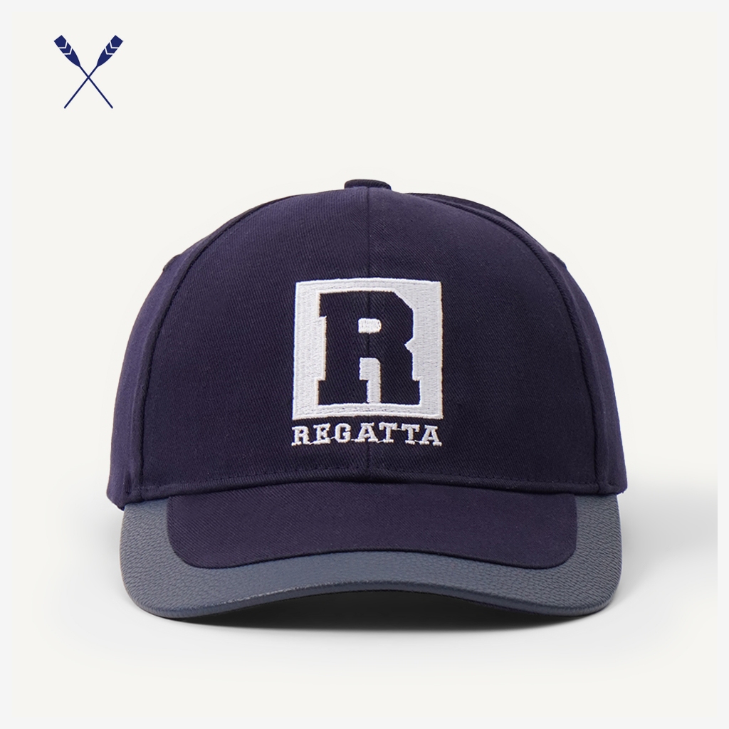 Regatta Baseball Cap With Leather Accent On Visor For Men (Midnight ...