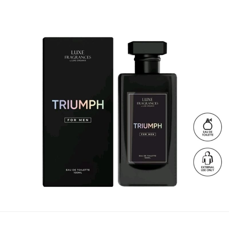 TRIUMPH Luxe fragrances for men EDT 100ml Eau De Toilette | Shopee ...