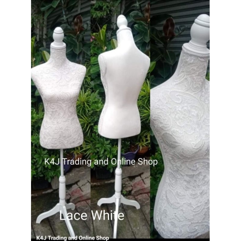 Fully Pinnable Classic White Mannequin Manikin Dress form fitting form ...