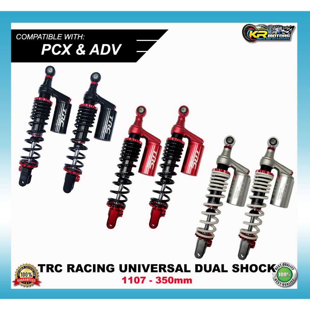 TRC Racing 1107-350mm Dual Rear Shock Absorber Suspension for ...