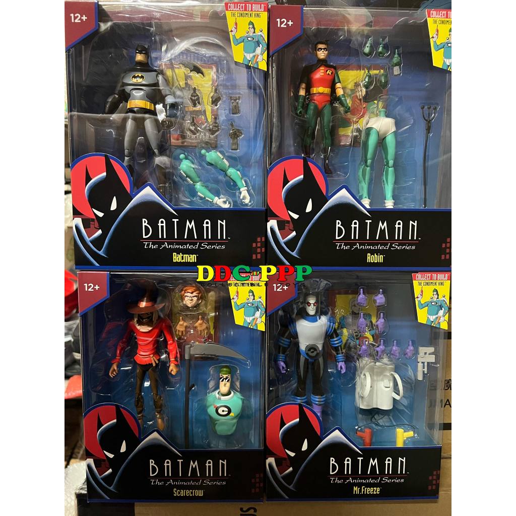 CONDIMENT KING BAF - SET OF 4 - BATMAN THE ANIMATED SERIES BUILD A WAVE ...