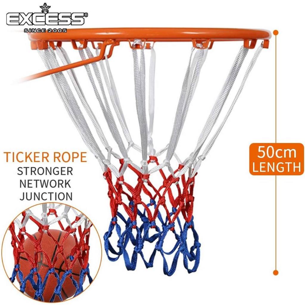 Basketball ringnet 2pc standard outdoor net 4mm/5mm thick rope | Shopee ...