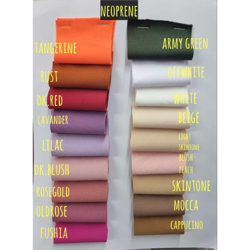 PLAIN NEOPRENE 60 WIDTH | Shopee Philippines