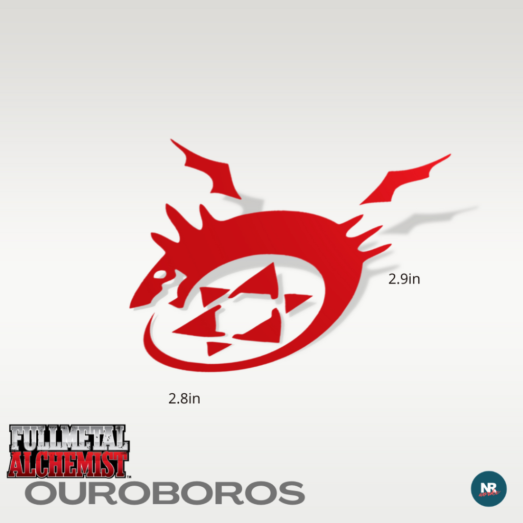 Fullmetal Alchemist Ouroboros Homunculus Logo Vinyl Decal Anime FMA ...