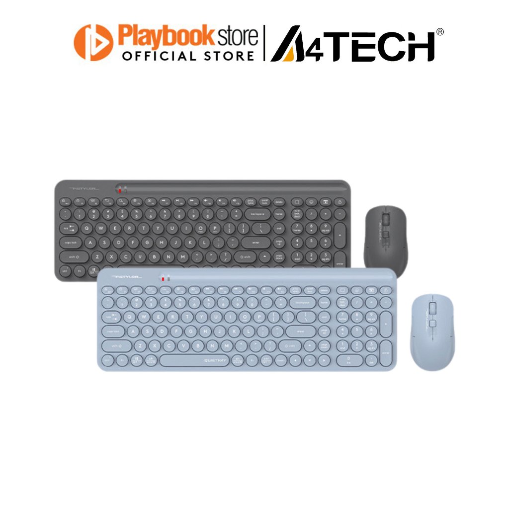A4Tech FG3300 Air 2 QuietKey 2-Zone Wireless Keyboard and Mouse Combo ...