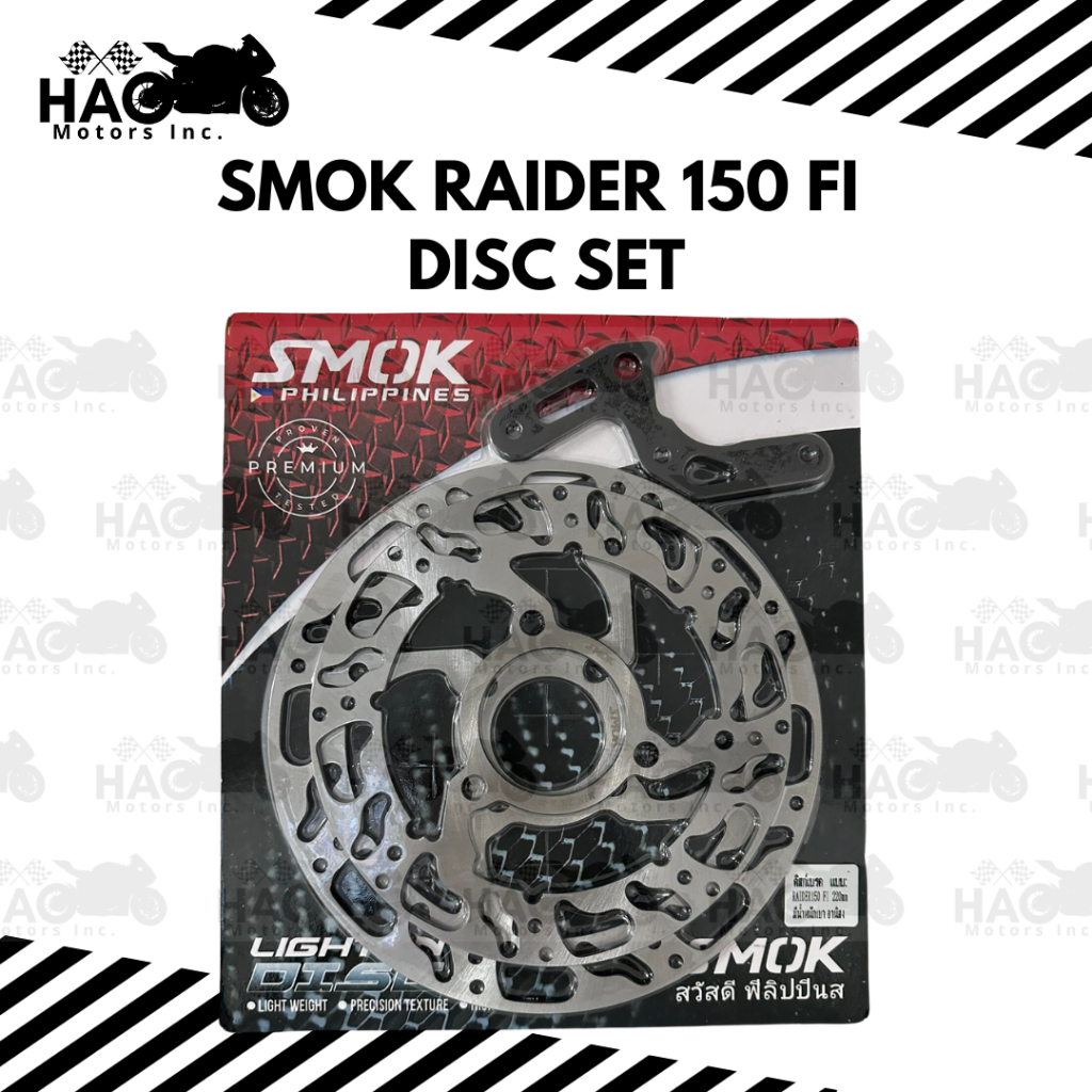 TTGR/SMOK LIGHTEN DISC PLATE SET RAIDER 150 REAR/ FRONT 3.5mm Motor ...