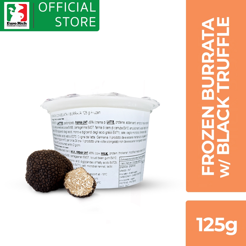 Delizie Vesuviane Frozen Burrata With Black Truffle 125G | Shopee ...