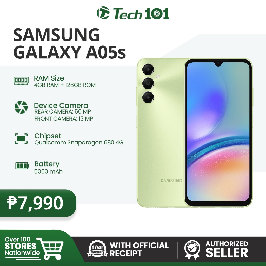 Samsung Galaxy A05s 4gb 128gb With Official Receipt With Warranty
