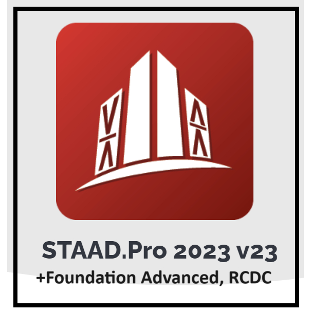 NEW!STAAD.Pro 2023 + Foundation Advanced 2023+RCDC 2023 FULL VERSION | COMES IN A USB INSTALLER ...