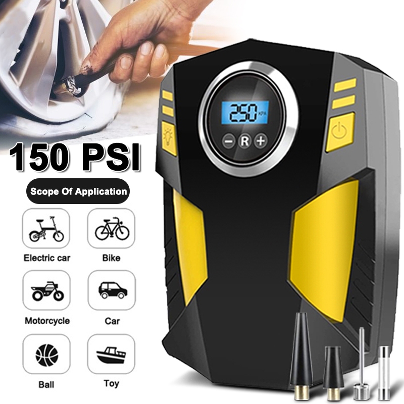 12V Portable Tyre Inflator Digital Car Tire Inflator Pump Air ...