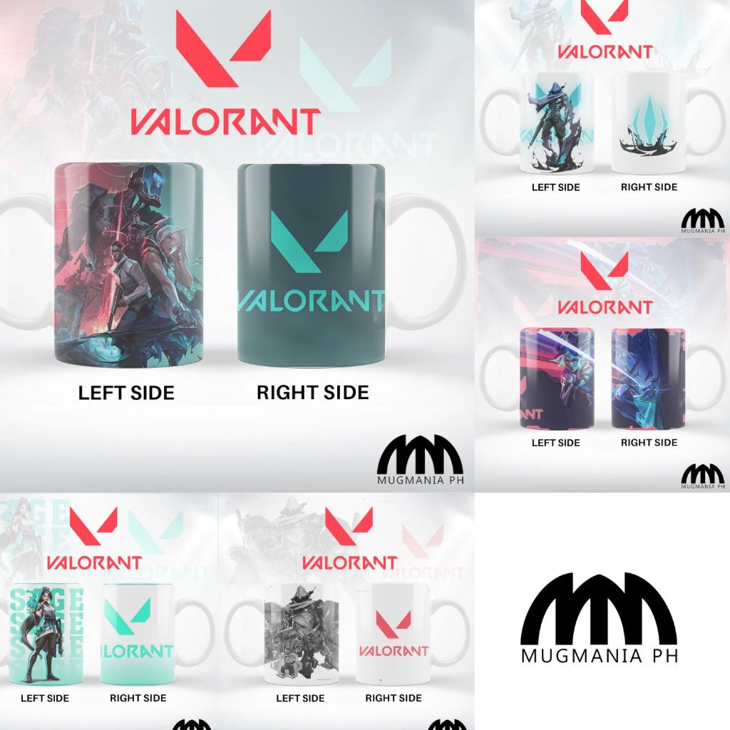 VALORANT Mugs - Mugmania - Valorant Agents Mugs 11oz | Shopee Philippines