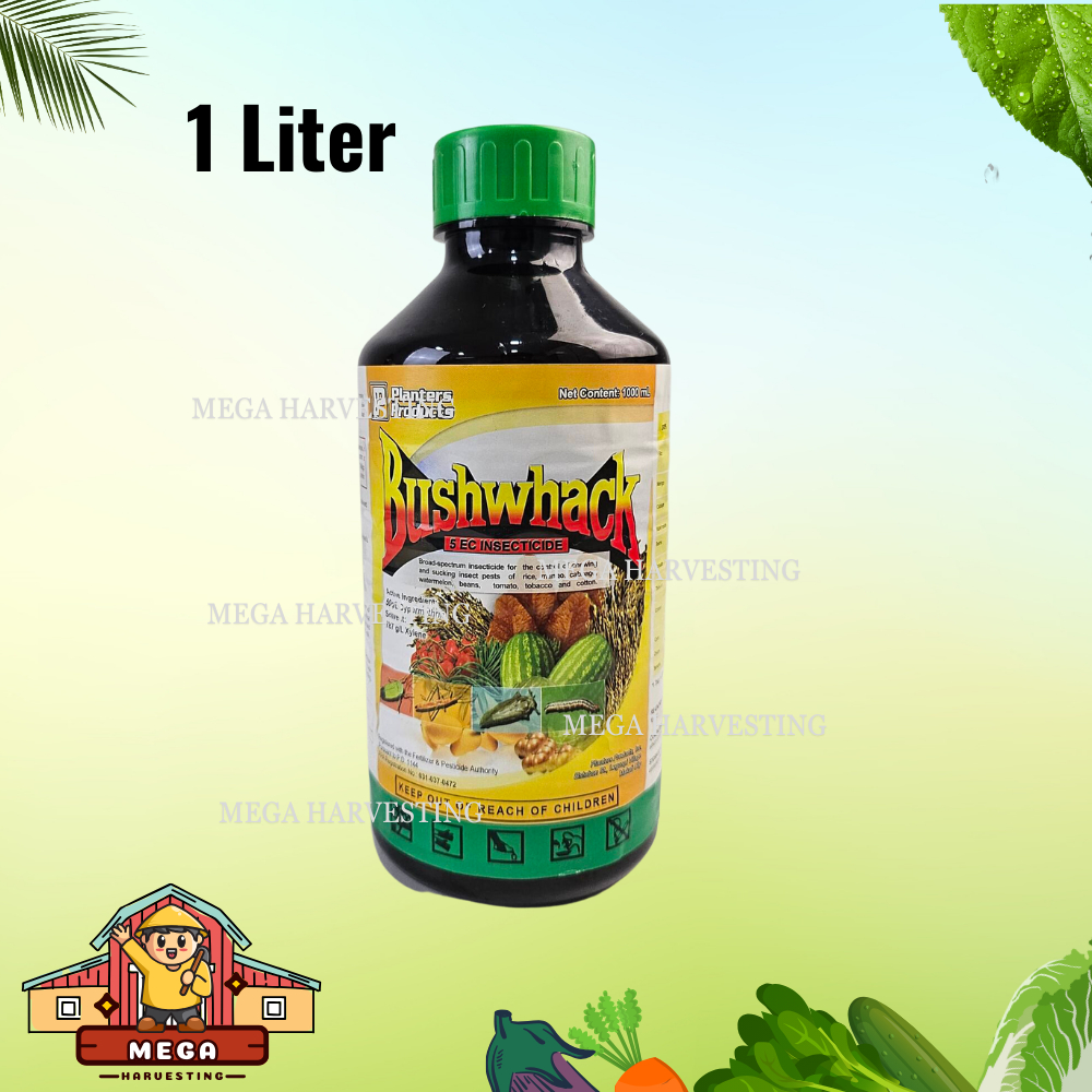 BUSHWHACK 1L INSECTICIDE FOR RICE MANGO CABBAGE WATERMELON BEANS TOMATO ...