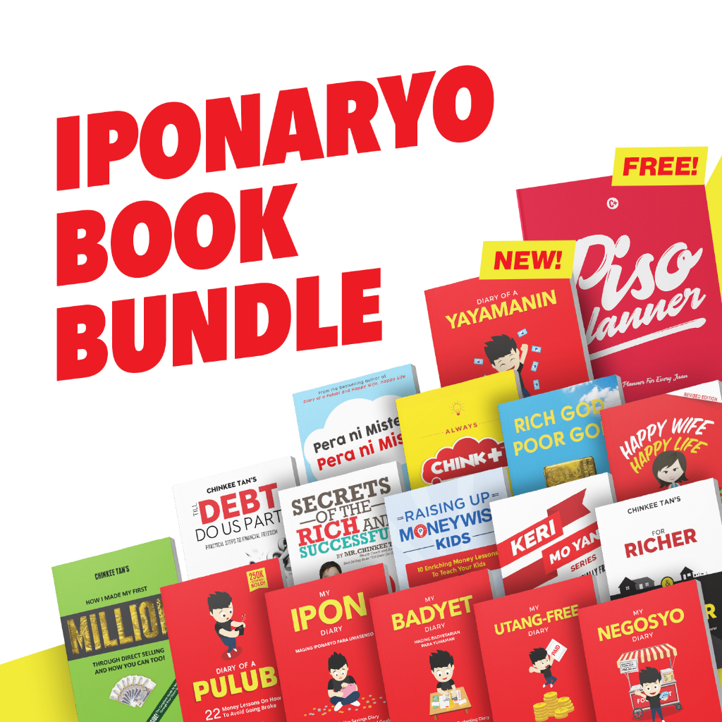 Chinkshop Iponaryo Book Bundle with Piso Planner by Chinkee Tan (Paperback) | Shopee Philippines