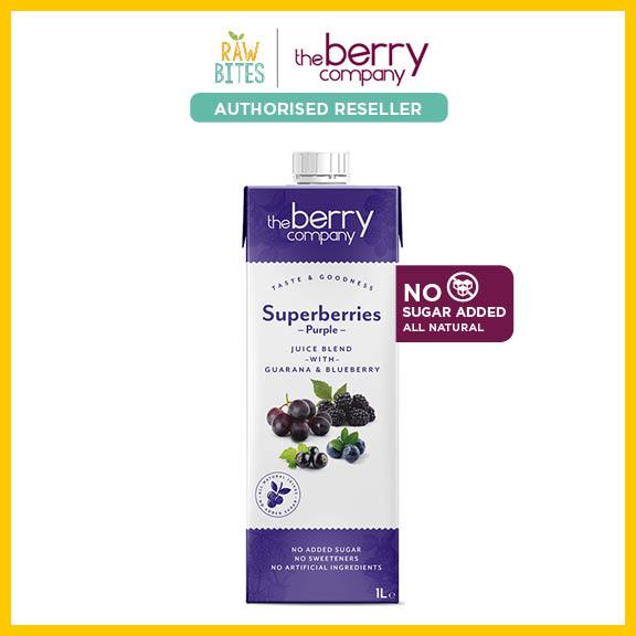 The Berry Company No Sugar Added Superberries Purple Juice 1L (No Sugar ...