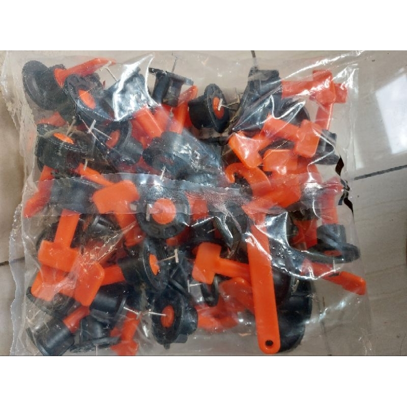 50Pcs Alignment Tile Leveling Wedges Tile Spacer System Flat Ceramic ...