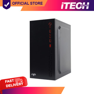 CVS 1722 COMPUTER CASE WITH 750W PSU - 120MM FAN/FLAT CABLES/BLACK (M ...