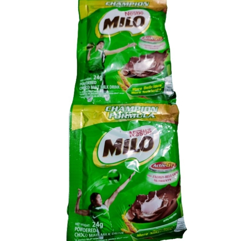 Milo Powdered Choco Malt Milk Drink 24g (12sachets) | Shopee Philippines