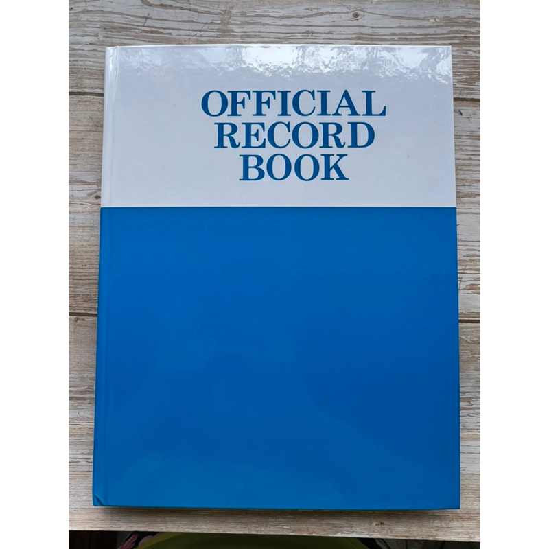 Official Record Book 300pages / 500 pages 8.5'' x 11'' with page number ...