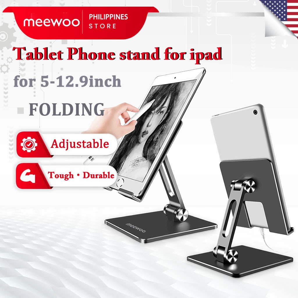 Meewoo Tablet Stand Holder for iPad Stand AdjustableTablet Cellphone ...
