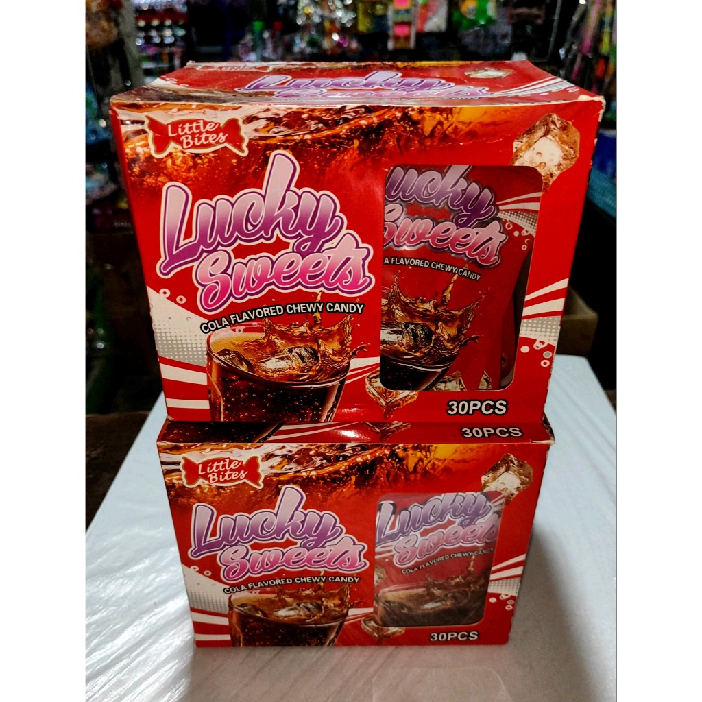 Lucky Sweets/ Cola Flavored Chewy Cany/ 30 Pieces per Box/ Lootbag ...