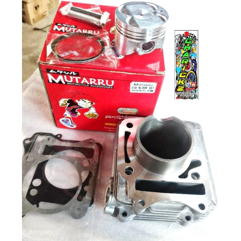 BLOCK SET RAIDER 150 CARB TYPE 62MM(STD) | Shopee Philippines