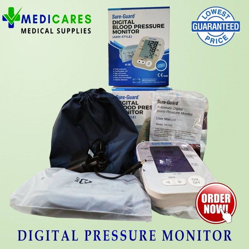 Digital Blood Pressure Monitor/ Digital BP with charger at battery ...