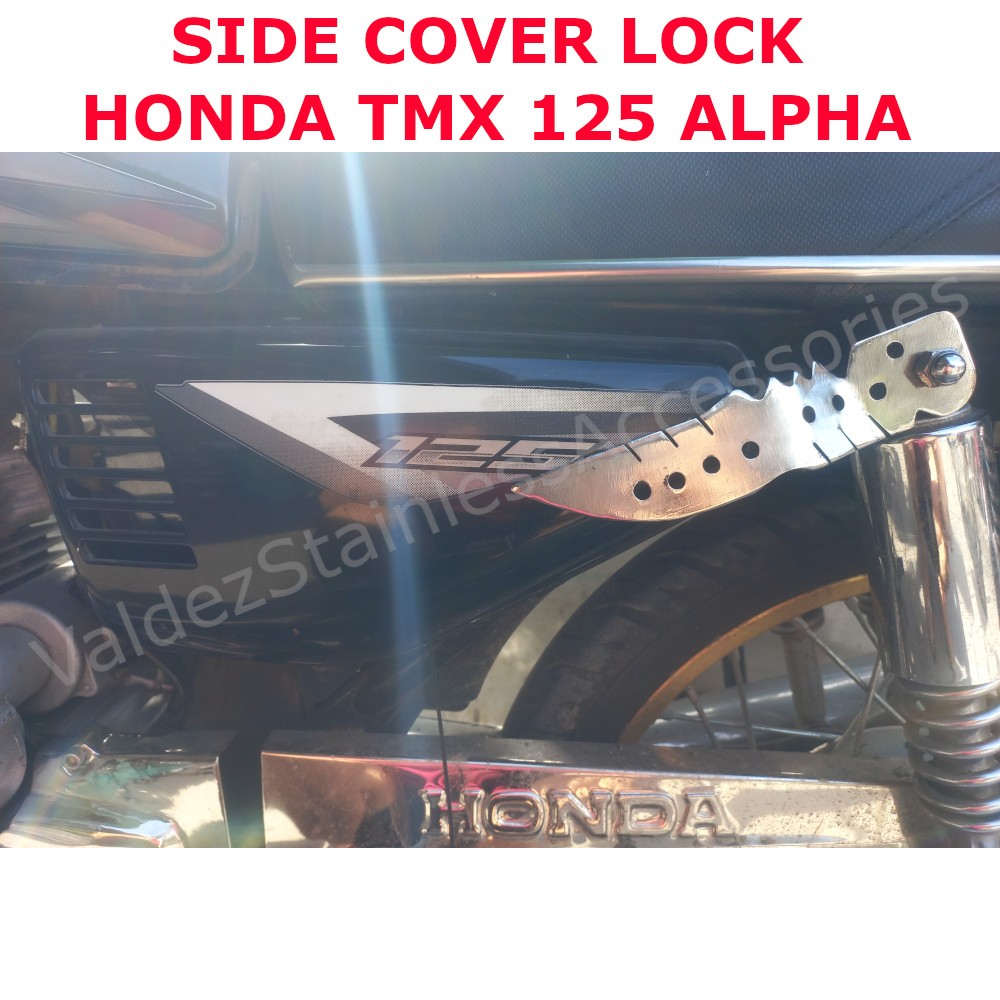 TMX 125 ALPHA, RUSI TC 125, EURO 150 Stainless NEW SIDE COVER LOCK ...