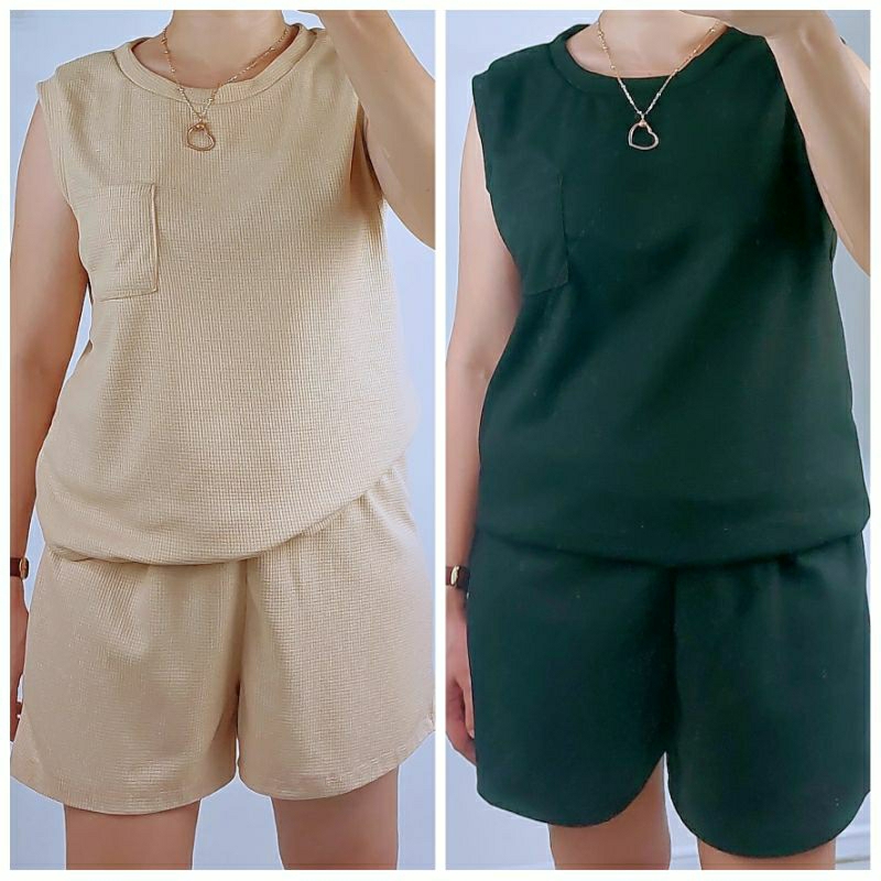 Plain Terno Outfit / Terno for Women Waffle Knit Fabric (For Medium ...