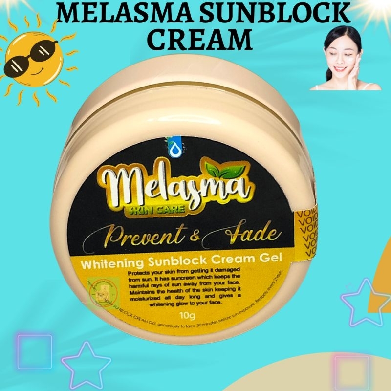 Melasma Prevent & Fade Whitening Sunblock cream 10g | Shopee Philippines
