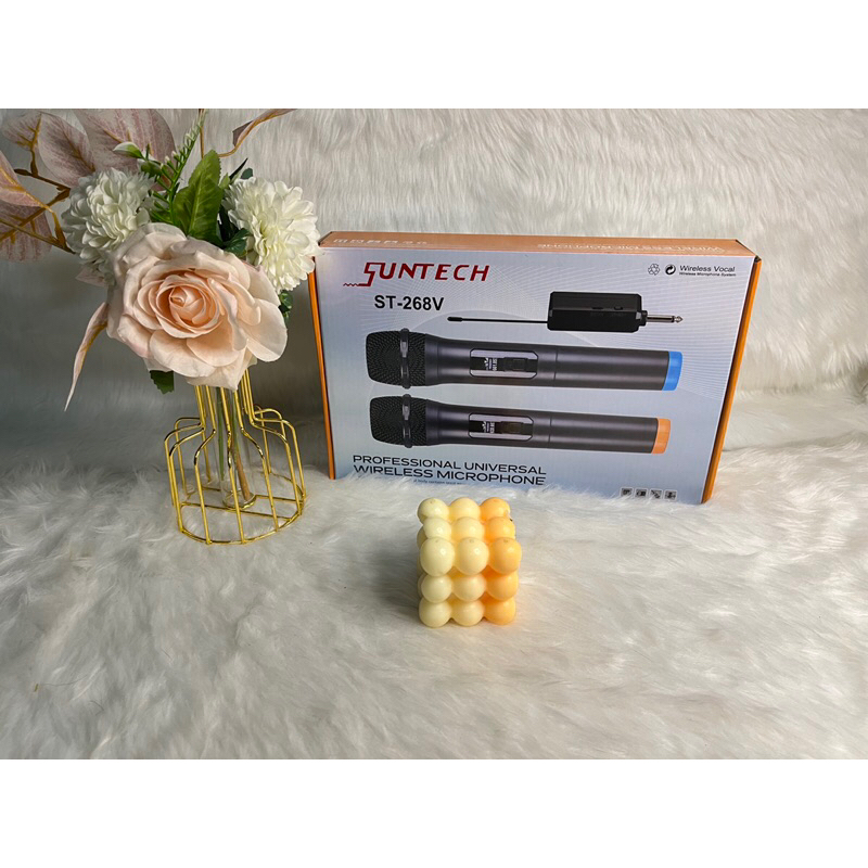 suntech St-268v professional universal wireless microphone | Shopee ...