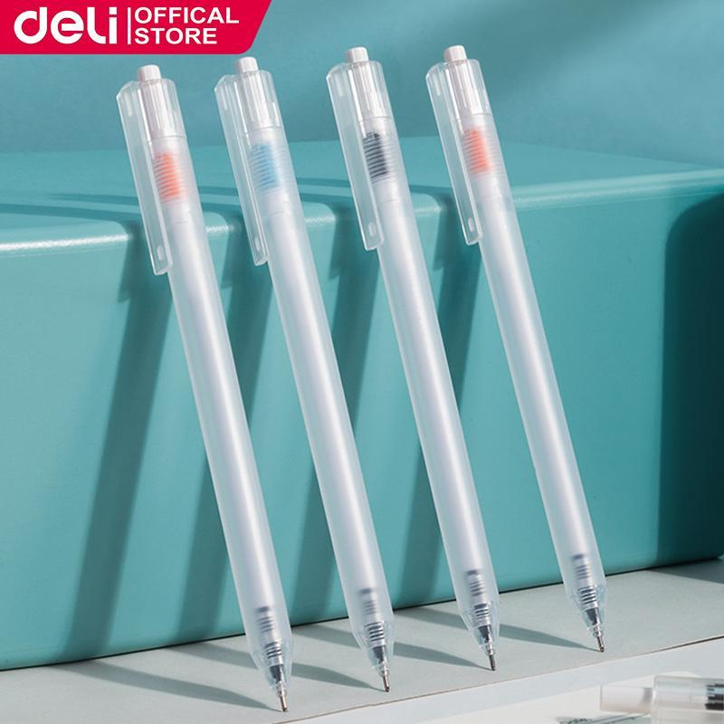 Deli SA130 Ballpen 0.35mm Pen Quick-Drying Writing Gel Pen School ...