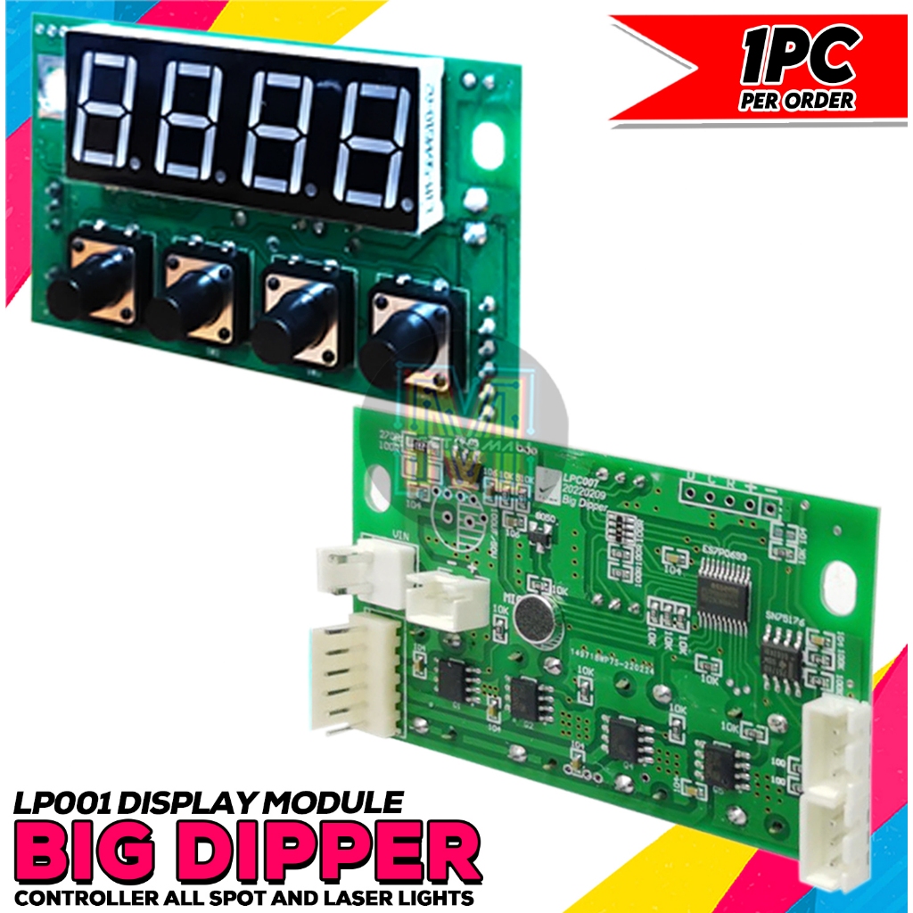 Big Dipper LP001 DISPLAY MODULE CONTROLLER ALL SPOT AND LASER LIGHTS | Shopee Philippines