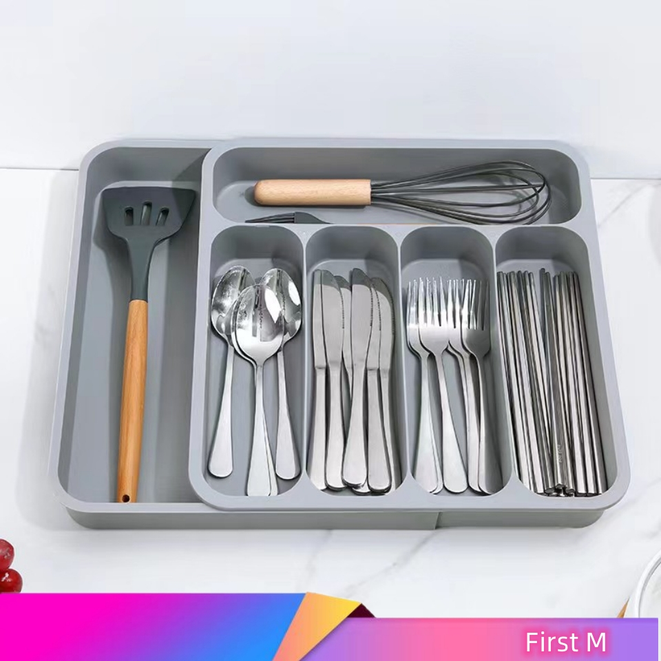 Retractable Cutlery Tray / Spoon Fork Knife Organizer/ Drawer Cutlery ...