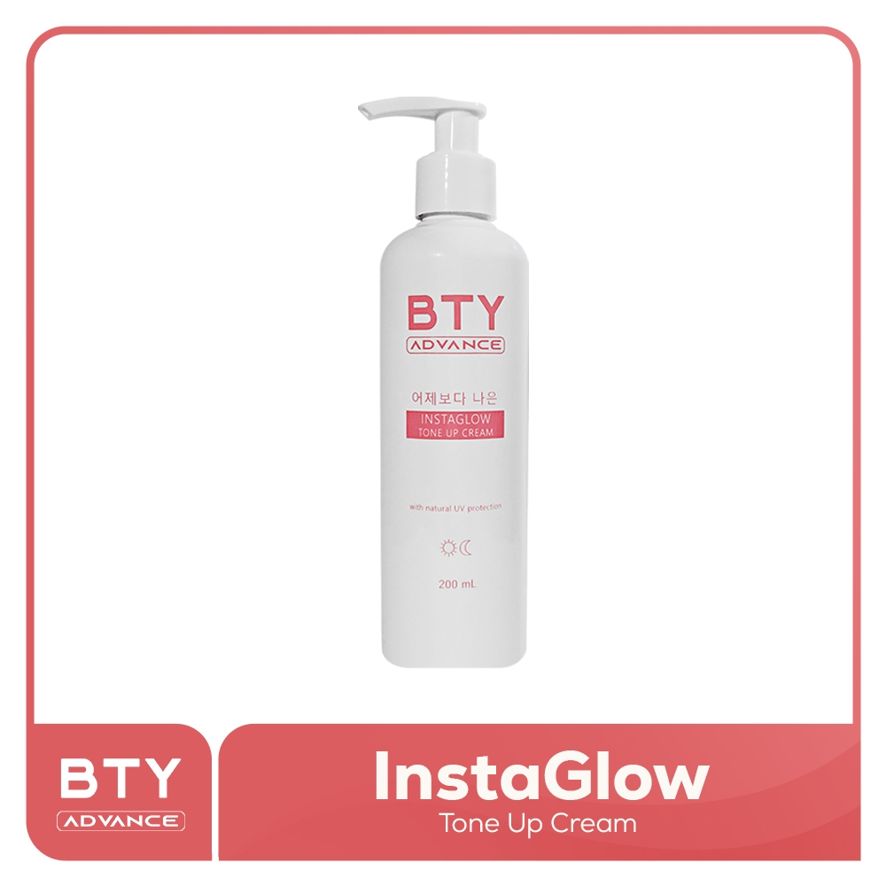 BTY Instaglow Tone Up Cream 200ml | Shopee Philippines