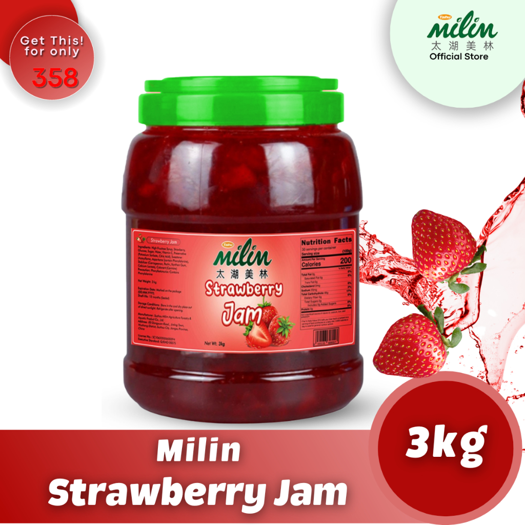 MILIN Strawberry Jam 3kg | Shopee Philippines