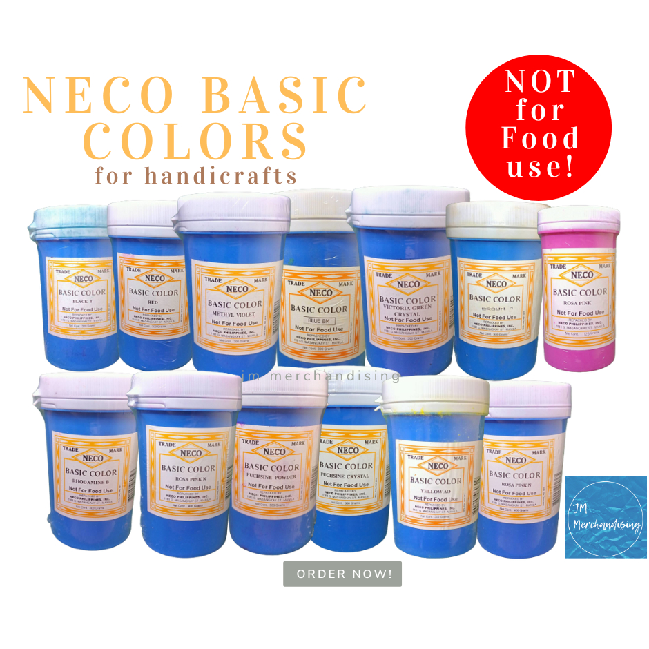 NECO Basic Colors for HANDICRAFTS- NOT FOR FOOD USE | Shopee Philippines