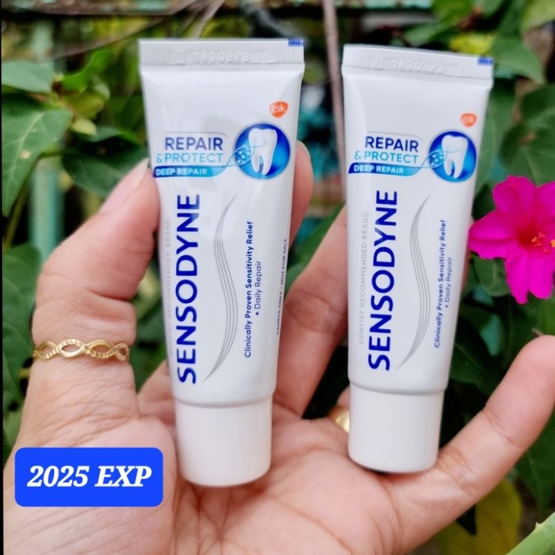 B1T1 SENSODYNE DEEP REPAIR TOOTHPASTE 18g (SAMPLER ONLY) | Shopee ...