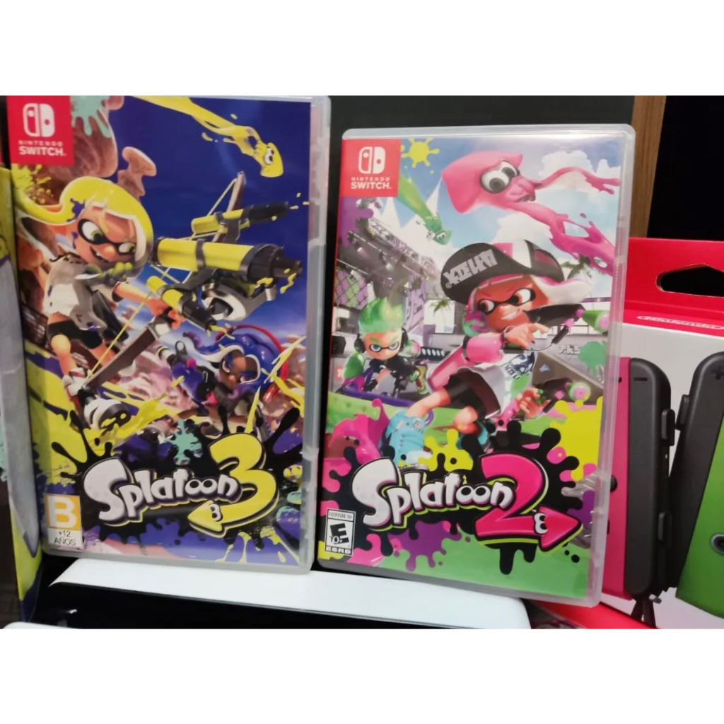 Nintendo Switch OLED Splatoon Gaming Console Edition With Games ...