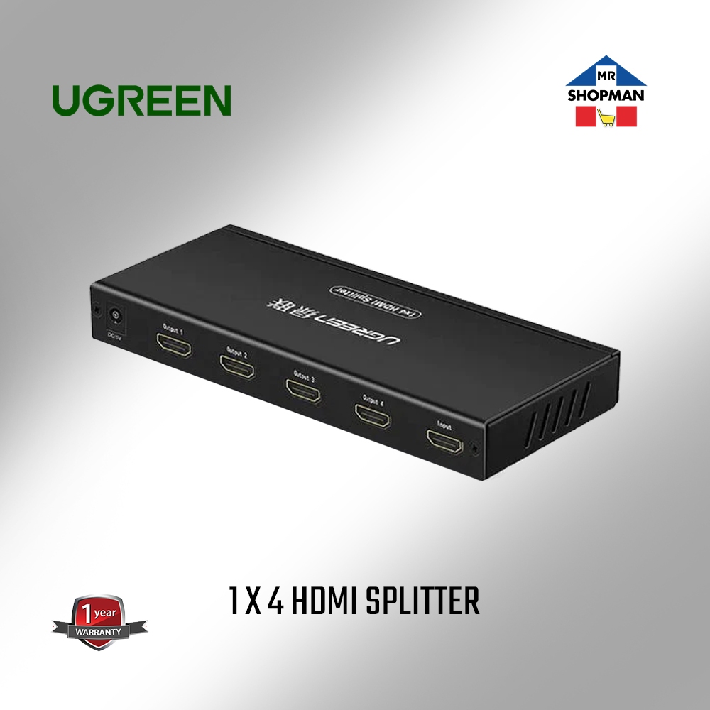 Ugreen CM620 / 40202US HDMI 1x4 Splitter Black | Shopee Philippines