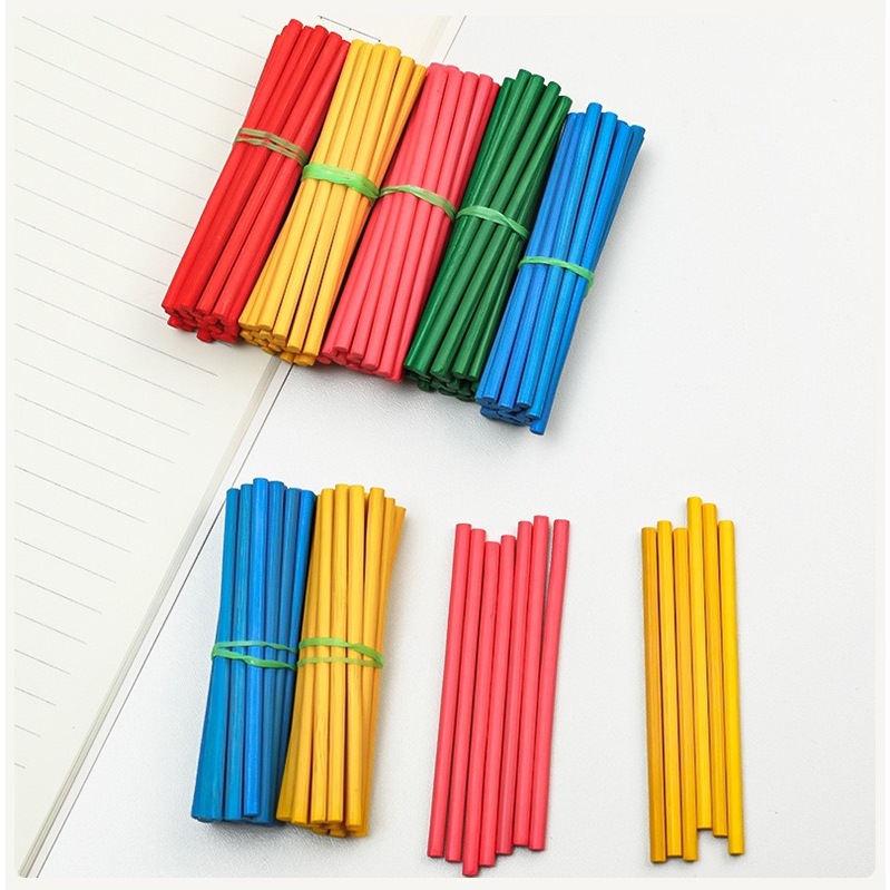 100pcs/pack math sticks Counting stick educational teaching arithmetic ...