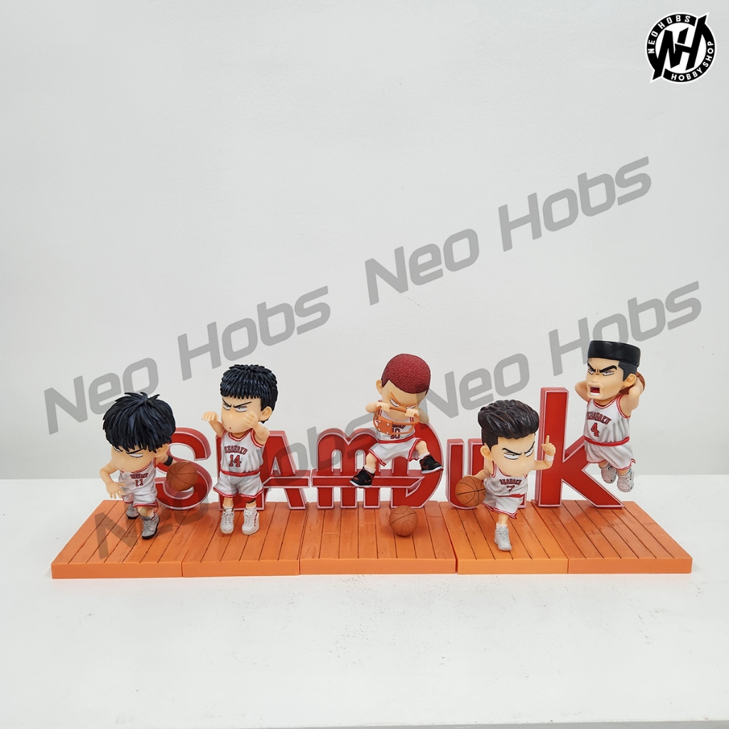 GK ZXS KO Slam Dunk Team Shohoku White Chibi Set | Shopee Philippines