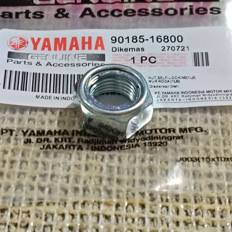 Yamaha Axle Nut NMAX/AEROX/M3/FAZZIO/GEAR/GRAVIS | Shopee Philippines