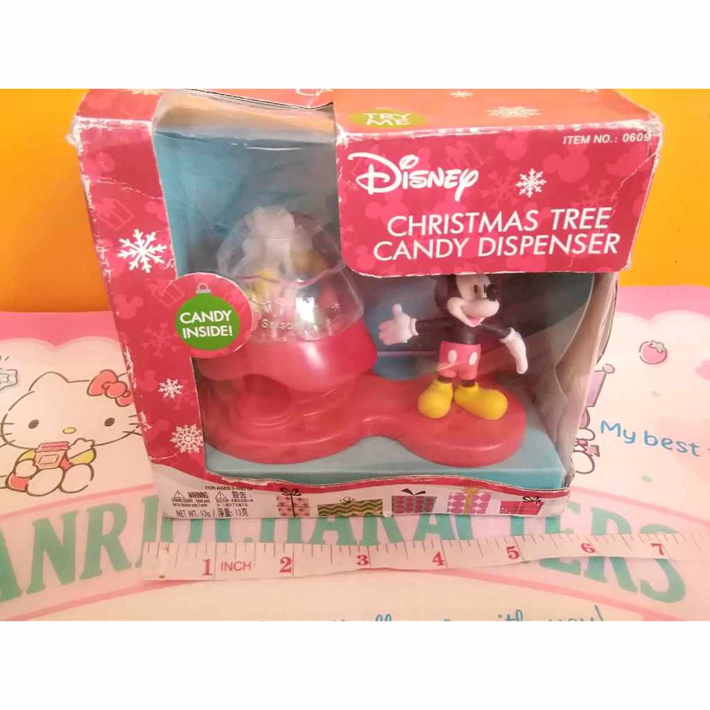 Disney Christmas Tree Candy Dispenser Mickey Mouse | Shopee Philippines