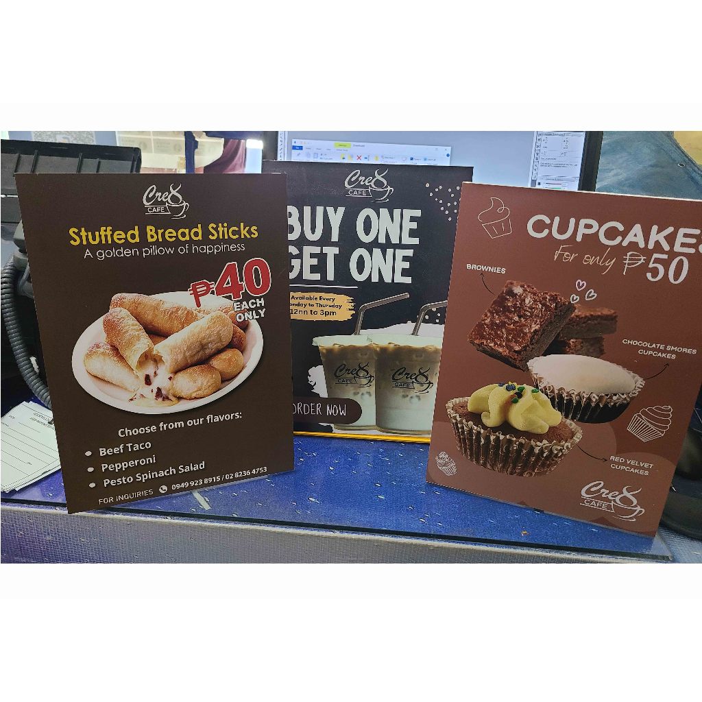 Menu on Sintra/Personalized Sintra Board | Shopee Philippines