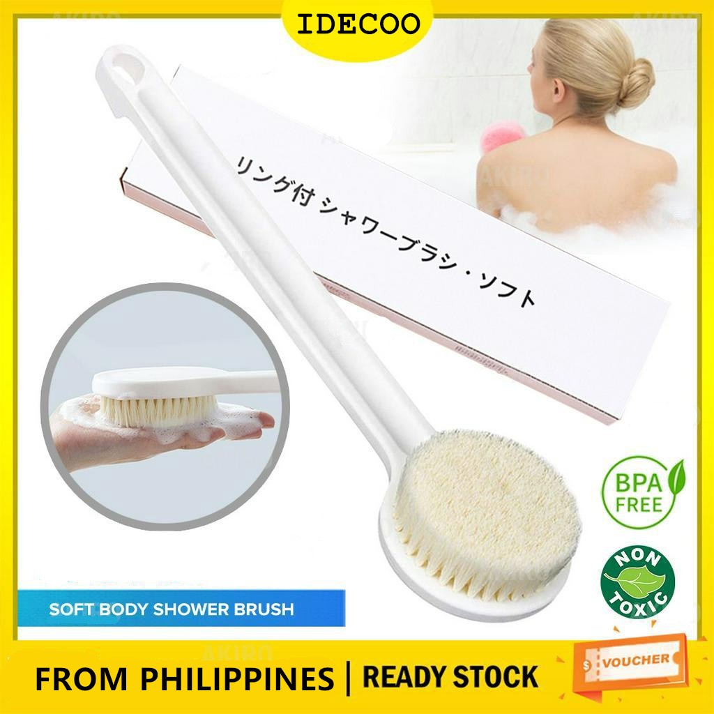 Japanese Back Skin Scrubber Massage Body Soft Shower Brush Bathroom ...