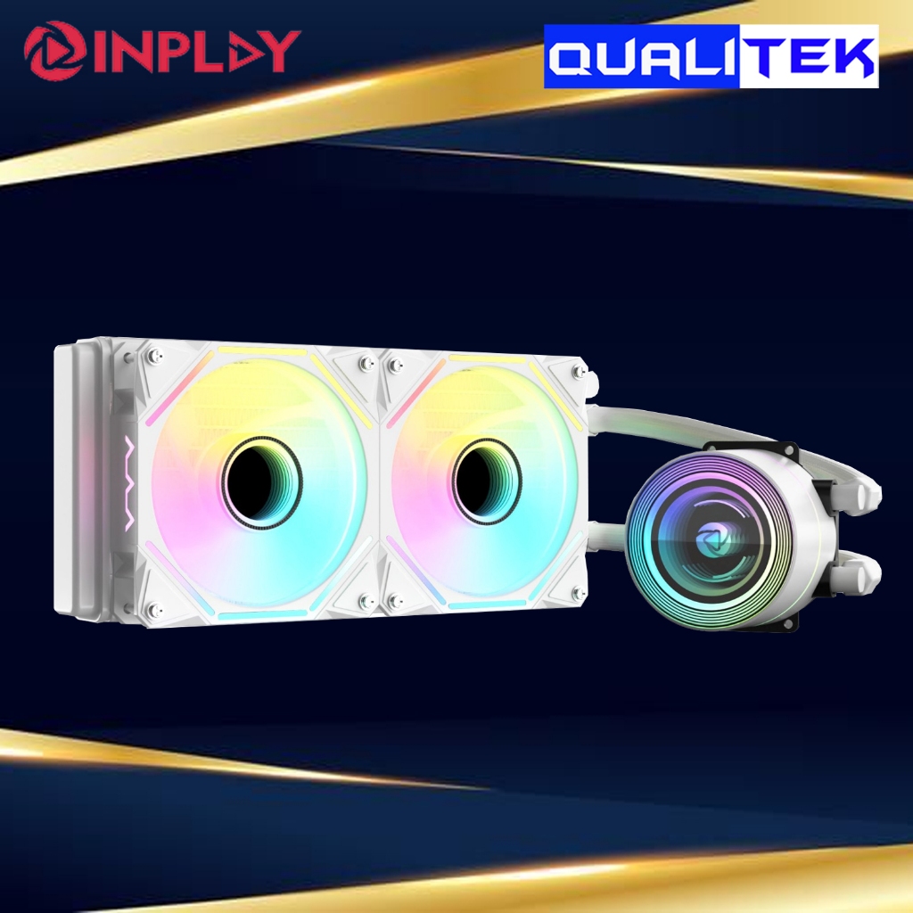 "INPLAY SEAVIEW 240 WHITE LIQUID CPU COOLER | Shopee Philippines